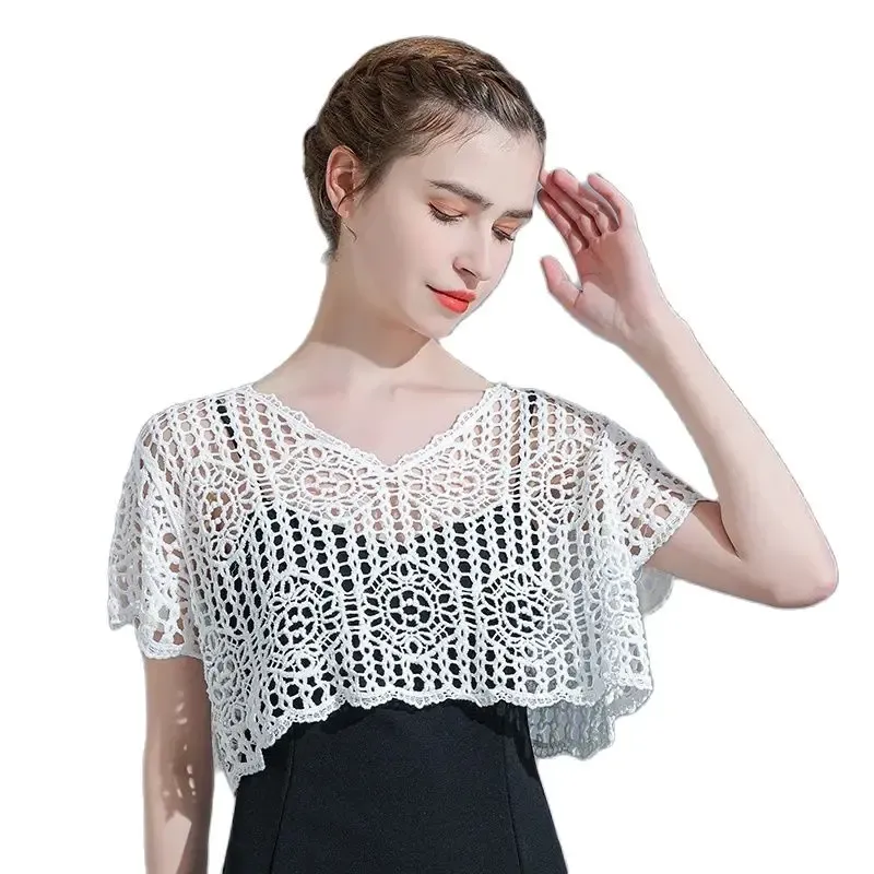 Short Sleeve Bolero: Elegant Lightweight Sun Protection Shawl for ...