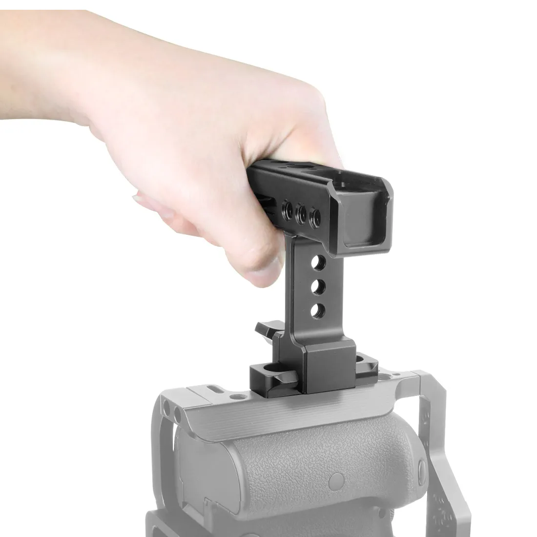 Adjustable NATO cage camera Rig with Top Side Cheese...