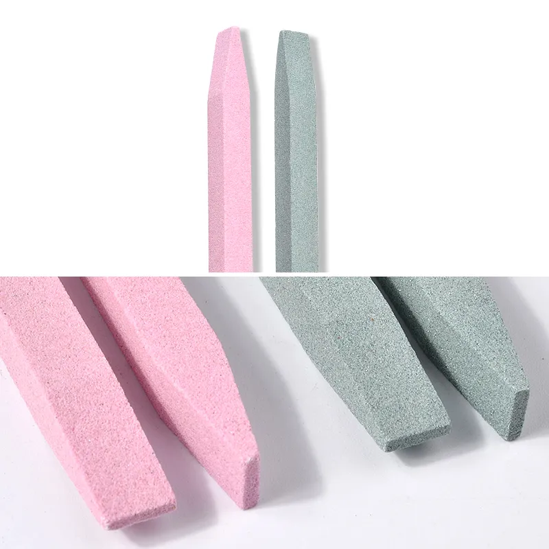 Nail Buffer For Gel Polish Ceramic Nail File Set: Cuticle Remover & UV ...
