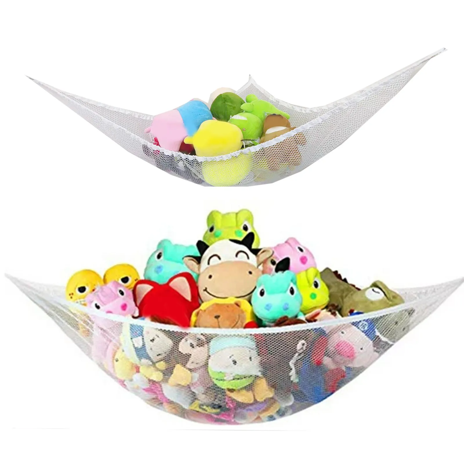 Mesh Net Toy Hammock Hanging Storage Organizer For... From Dhmallqueen ...