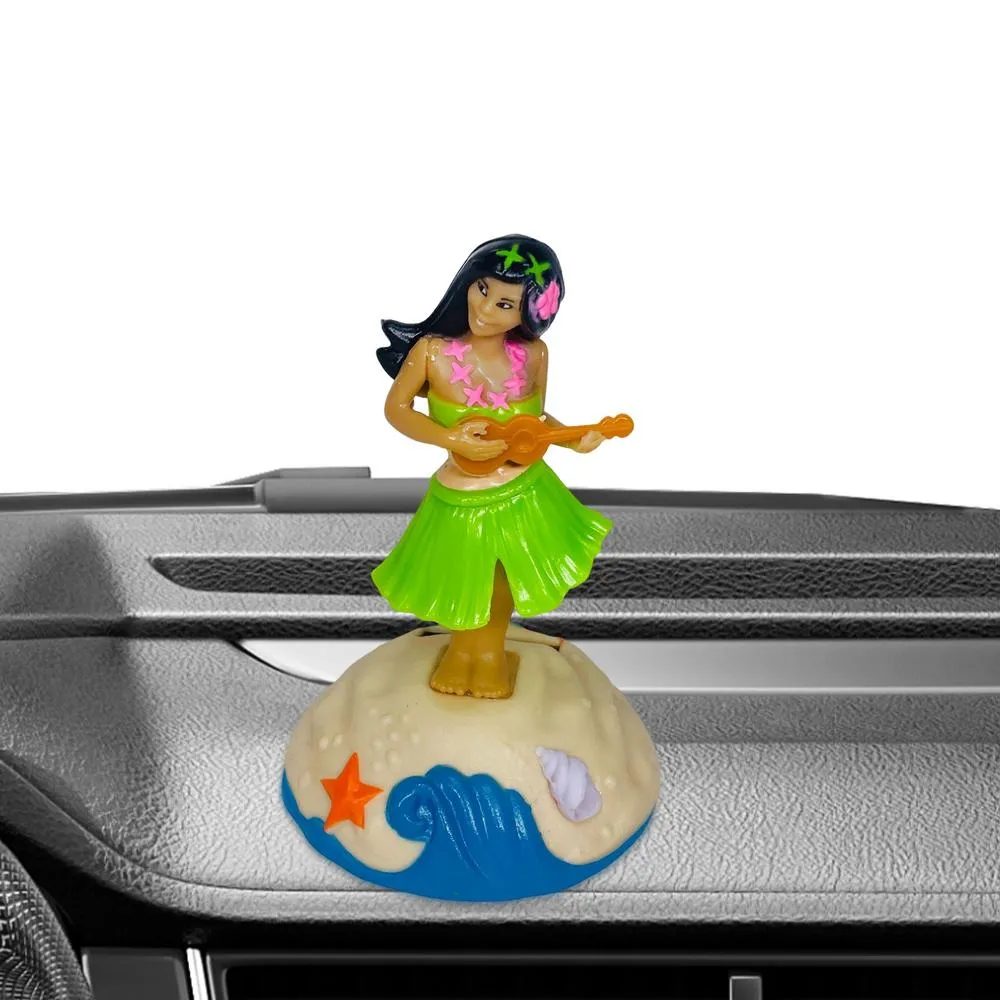 Solar Powered Dancing Dashboard Figure With Bobble Head And Swinging ...