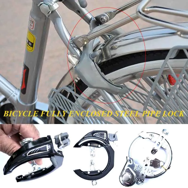 Anti Theft Locks Heavy Duty Steel Pipe Bicycle Lock - High Security ...