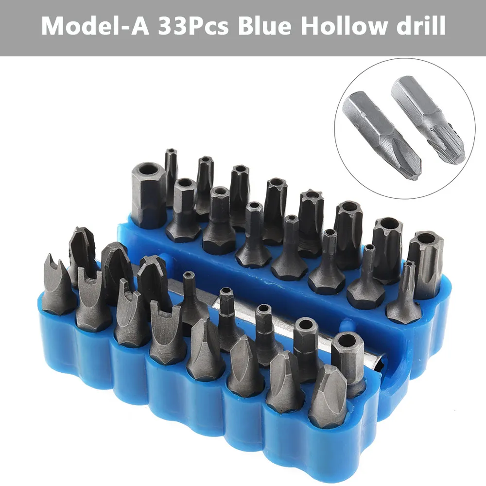 Screwdriver Bit Set Bit Set With Hexagonal Torx, Hex Pozidriv, Slotted ...