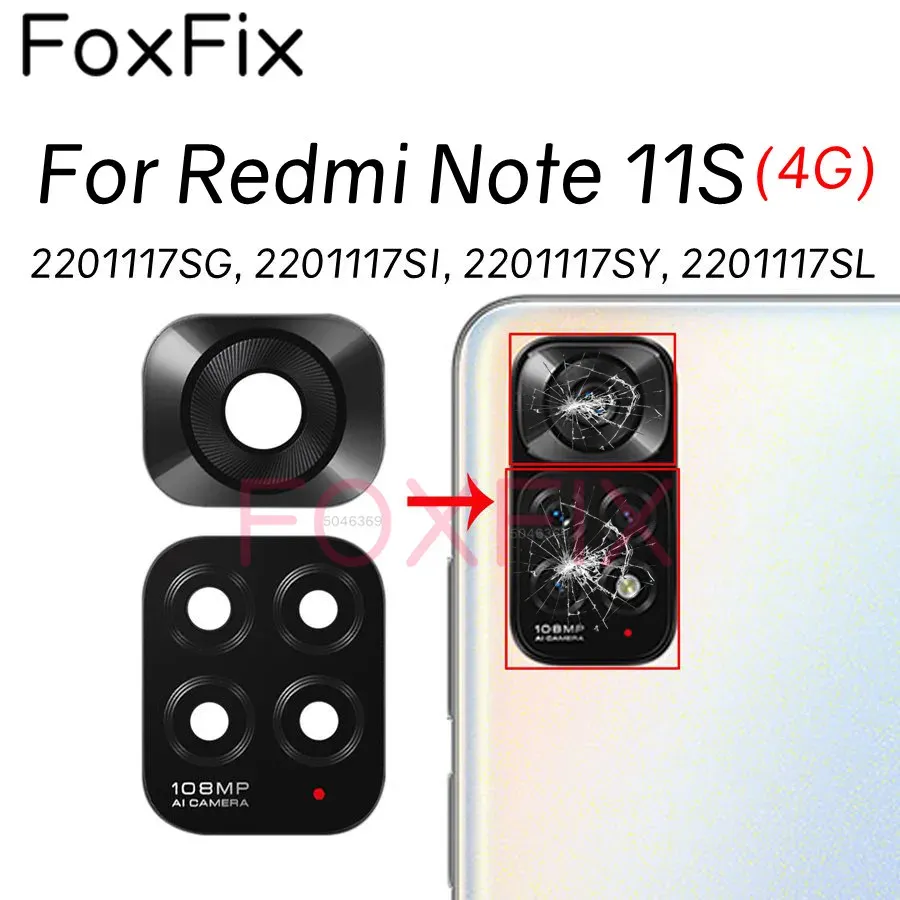 DHgate.com:Rear Camera Lens Glass for Redmi Note 11SReplacement Back ...