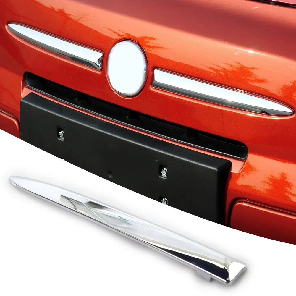 Car Front Bumper Lower Moulding Chrome Trim Molding For FIAT 500 2007 ...