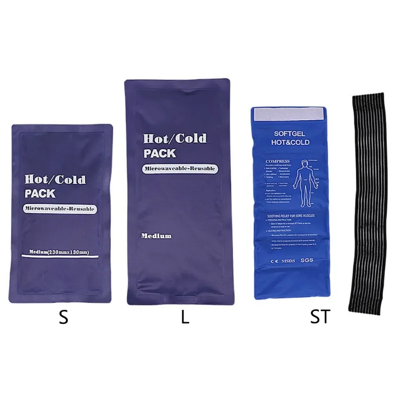 Reusable Gel Ice Pack For Injuries, Back Pain, Migraine Relief Cold ...