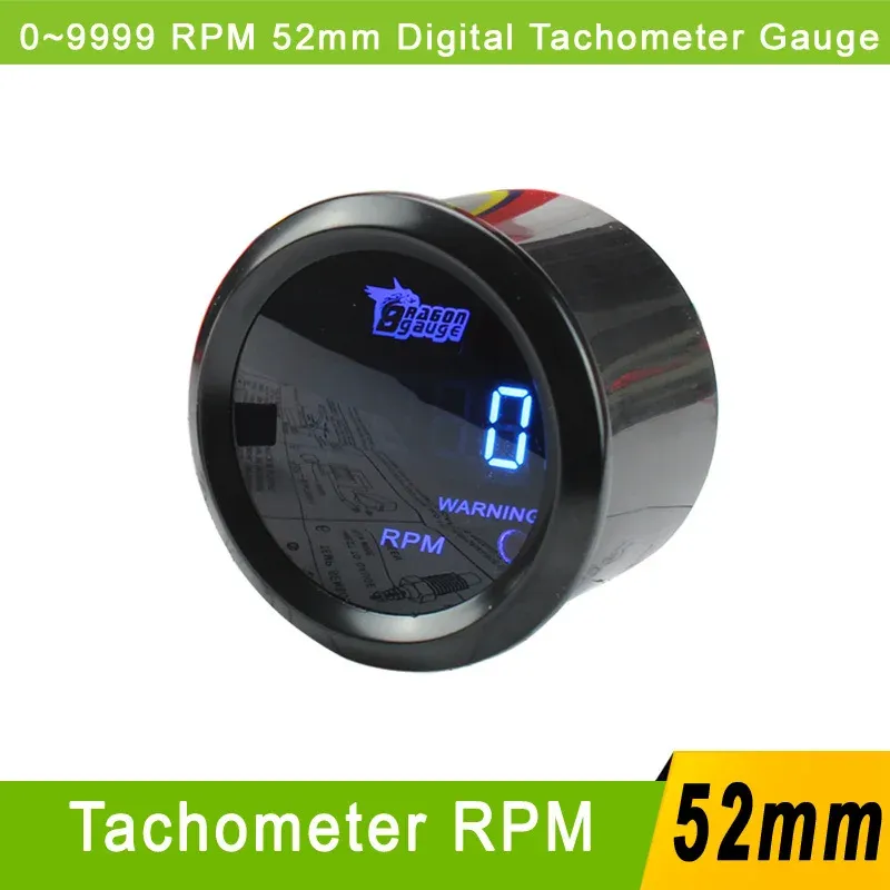 DHgate.com:Blue LED Digital Car Tachometer RPM Gauge for Real-time ...