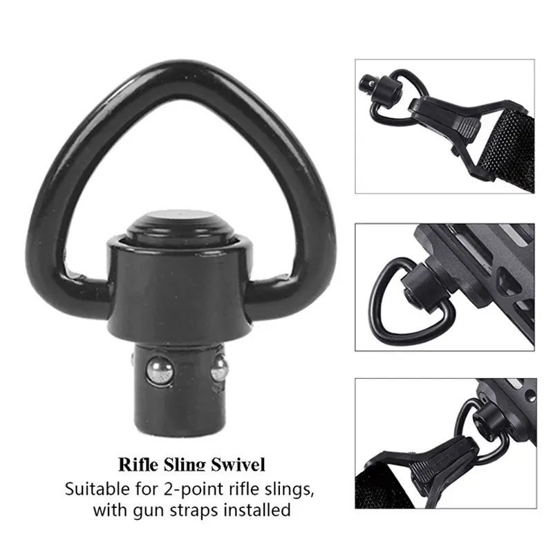 Tactical QD Sling Swivel Mount - Quick Release Rifle Strap Adapter for ...