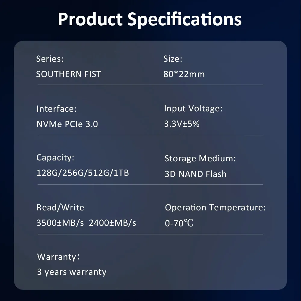 HUADISK M.2 NVMe internal ssd - 128GB/256GB, 512GB-1TB Solid State ...