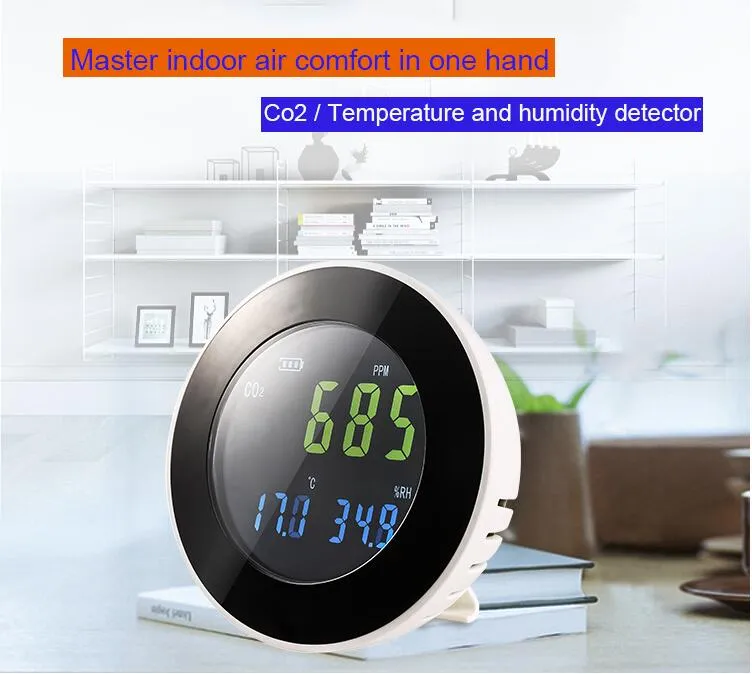 Wholesale HTI HT 501 3 In 1 Co2 Meter Temperature Hygrometer Digital ...