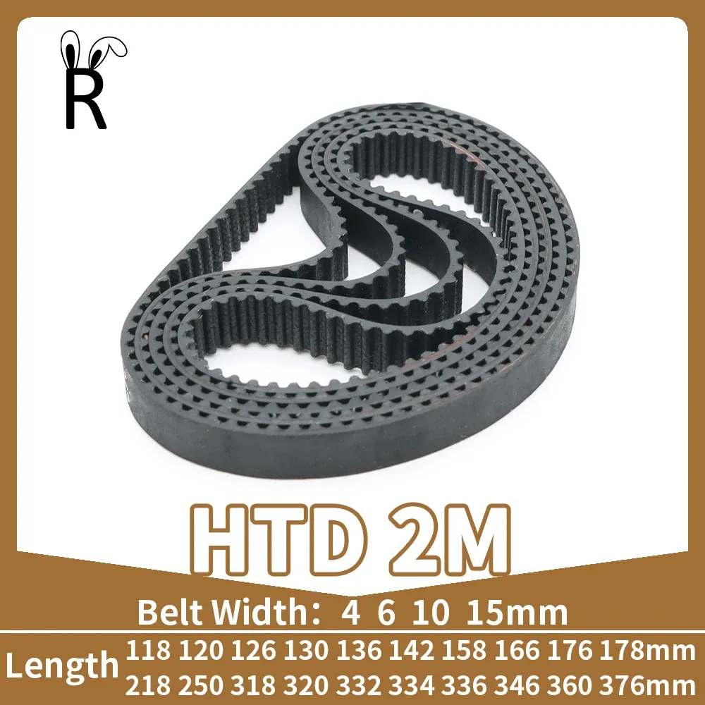 DHgate.com:2M HTD Timing Belt 4/6/10/15mm Width, 118-158mm Length ...
