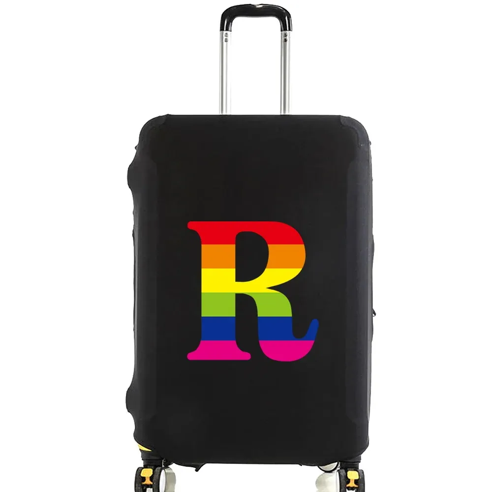 DHgate.com:Vibrant Rainbow Letter Luggage Cover for Suitcases 18-32 ...
