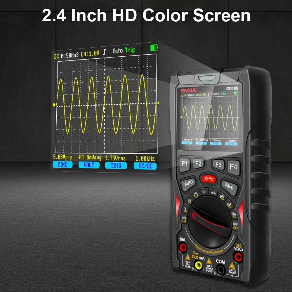 DHgate.com:3-in-1 Digital Oscilloscope: 12MHz Analog Bandwidth, 6000 Counts Smart Multimeter ...