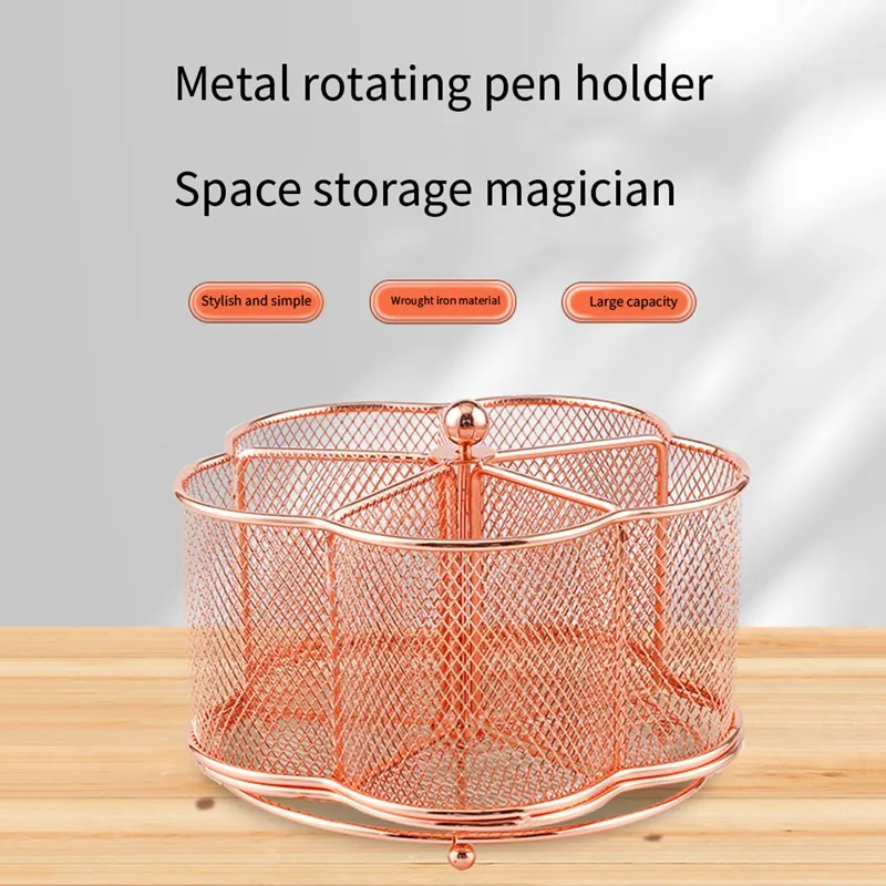 DHgate.com:2024 Multifunctional Rotating Desk Organizer | Pen Holder ...