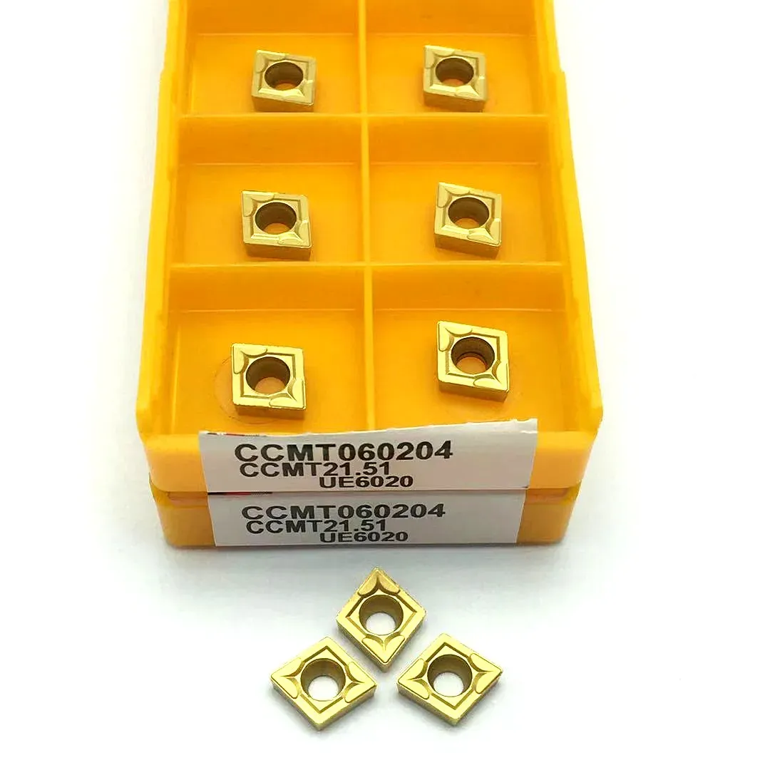 CCMT060204 UE6020 Carbide Inserts - CNC Lathe Turning Tools, Steel ...