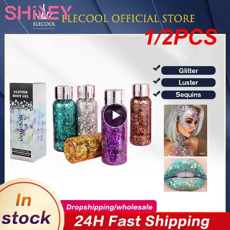 DHgate.com:Shimmering Glitter Gel: Multicolor Face, Hair & Body Sequins ...