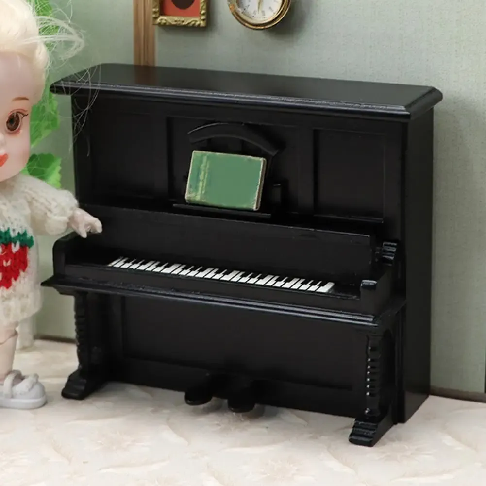 1/12 Vintage Miniature Retro Piano Set Dollhouse Mini... From Ddmysmile ...