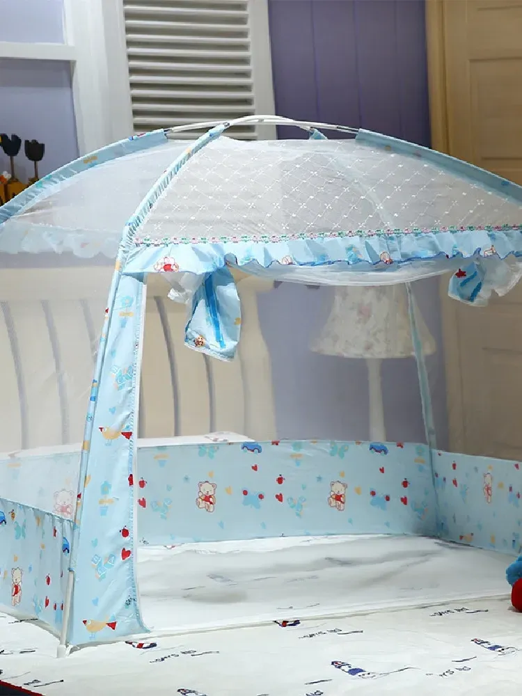 DHgate.com:Upgraded Portable Baby Crib Netting - 2 Colors, Breathable ...