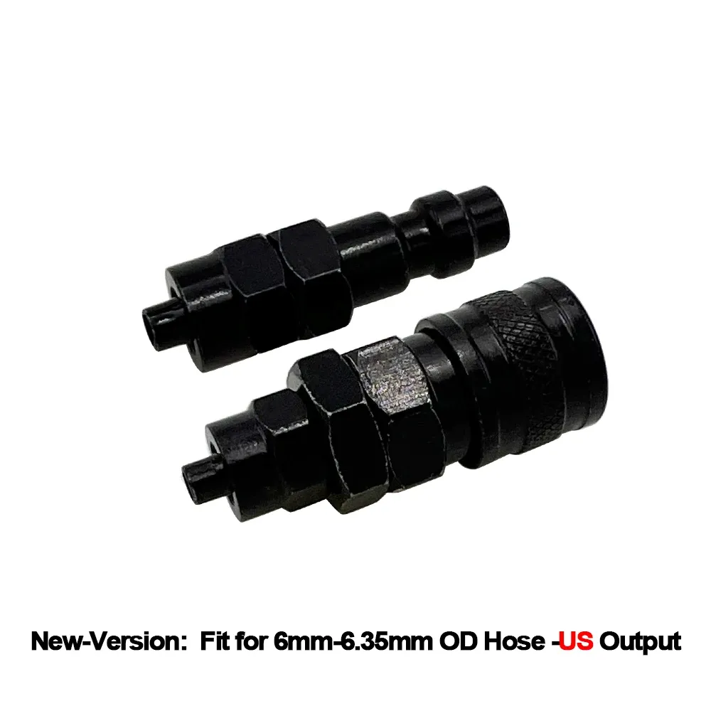 Quick Disconnect QD Push-In Plug Fitting 23-2 Male / 2302 Female for 6MM - 6.35MM OD Hose ...
