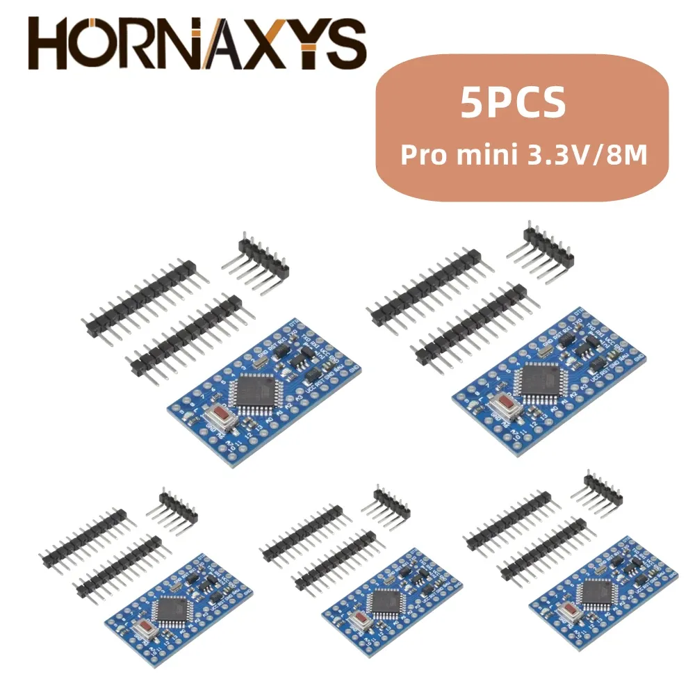Qty: 1-10 Pro Mini ATmega328P Microcontroller Development Board, 5V ...