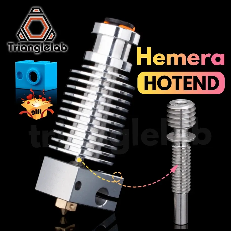 DHgate.com:Trianglelab V6 Hemera HOTEND Heatbreak, 40W 12V/24V for 3D ...