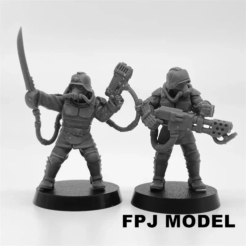 28mm Resin Guard Commandos Model Kit For Tabletop War Gaming Unpainted ...