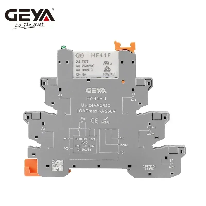 DHgate.com:20PCS GEYA 6A 1CO Slim Relay Mount on Screw Socket Relay ...