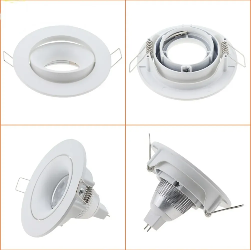 DHgate.com:Adjustable GU10 Frame LED Recessed Ceiling Spotlight Fixture ...