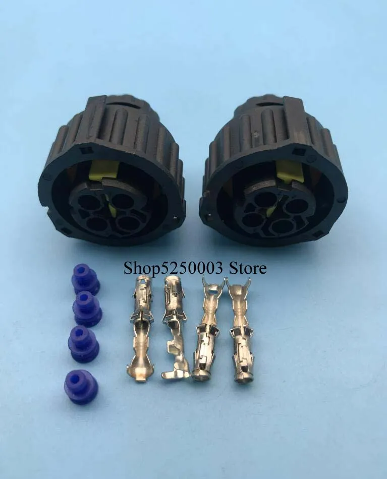 Car Oxygen Sensor Connector 4 Pin Female Waterproof Auto Wiring Socket ...