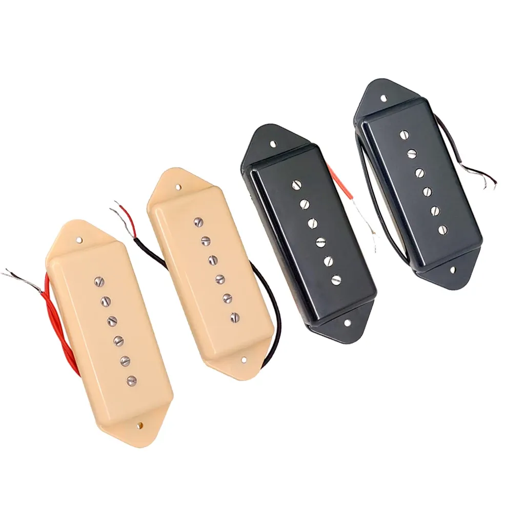 Electric Guitar Single Coil P90 Dog Ear bareknuckle pickups Neck &Bridge