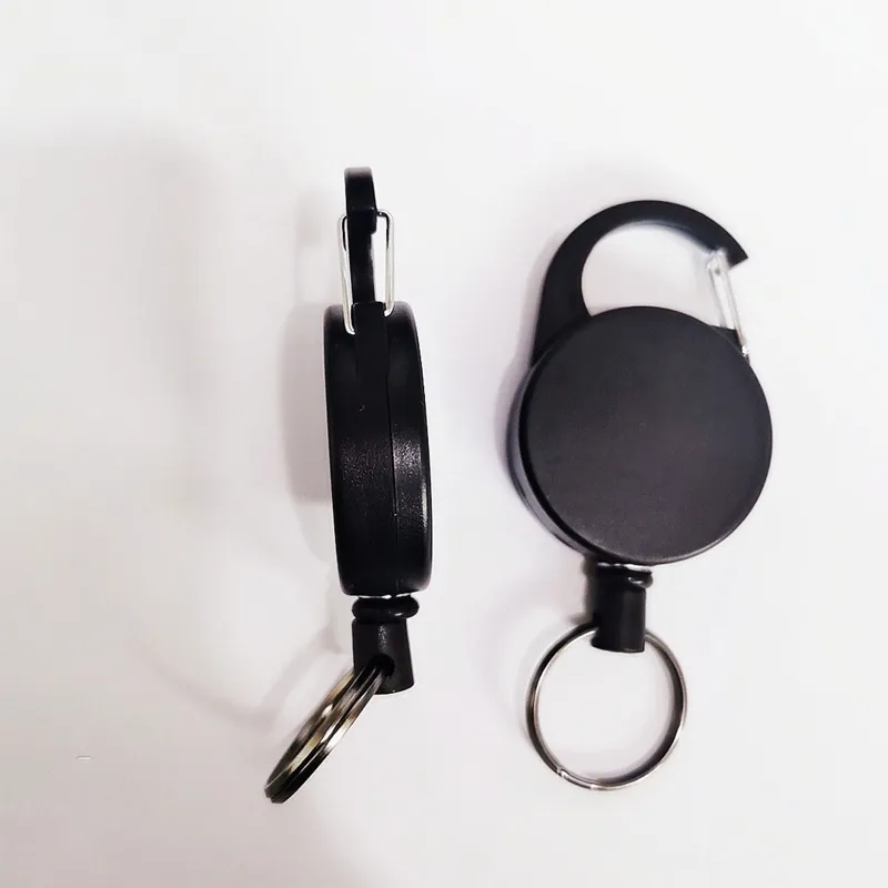 Retractable Keychains: Heavy Duty, 5 Pack, Anti Theft, With Carabiner ...