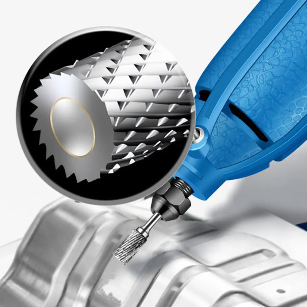 Carbide Bits for Metal: Extra Long 100mm Rotary Rasp File for Carving ...