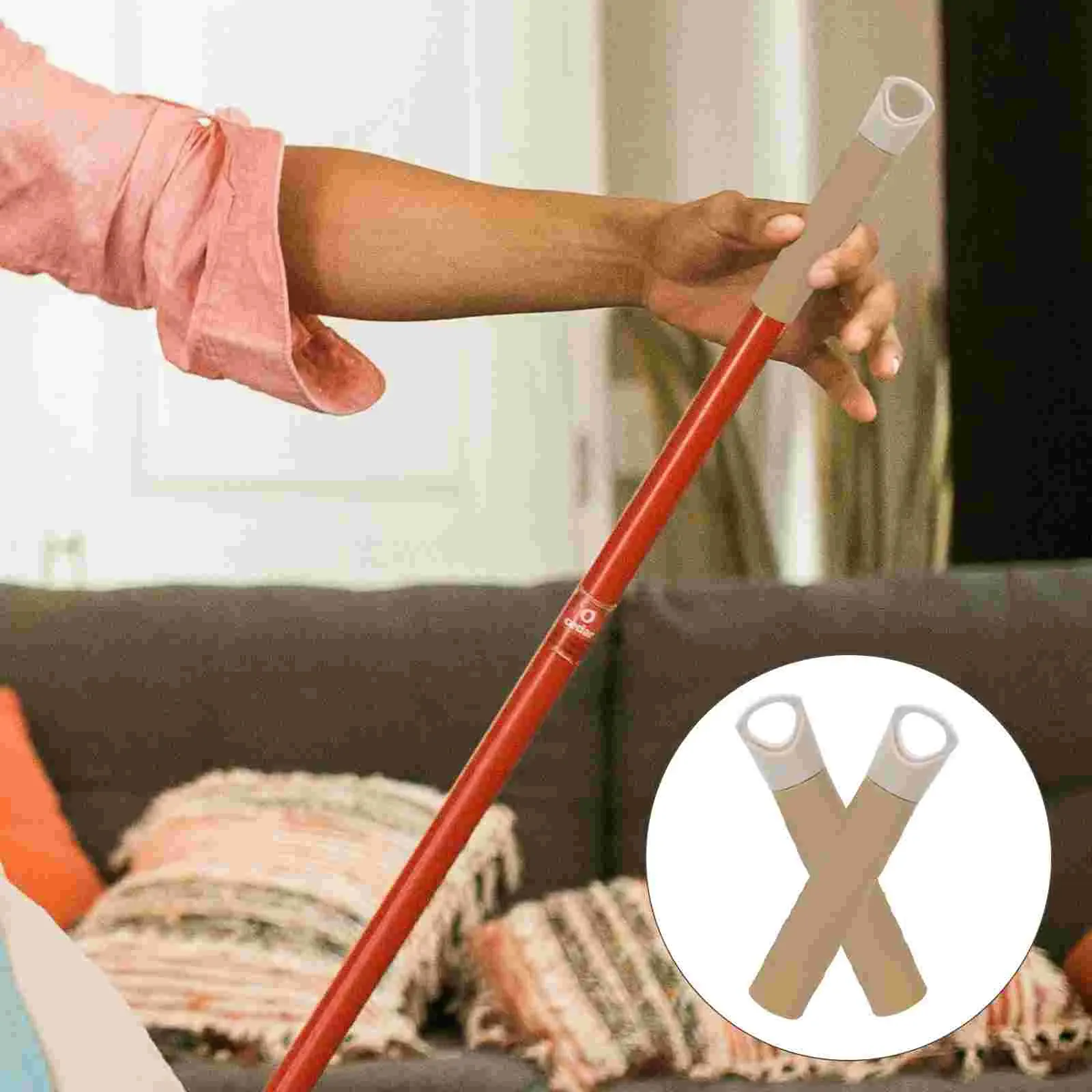 DHgate.com:2Pcs Broom Mop Handle End Caps - Dustpan Rod Plastic ...