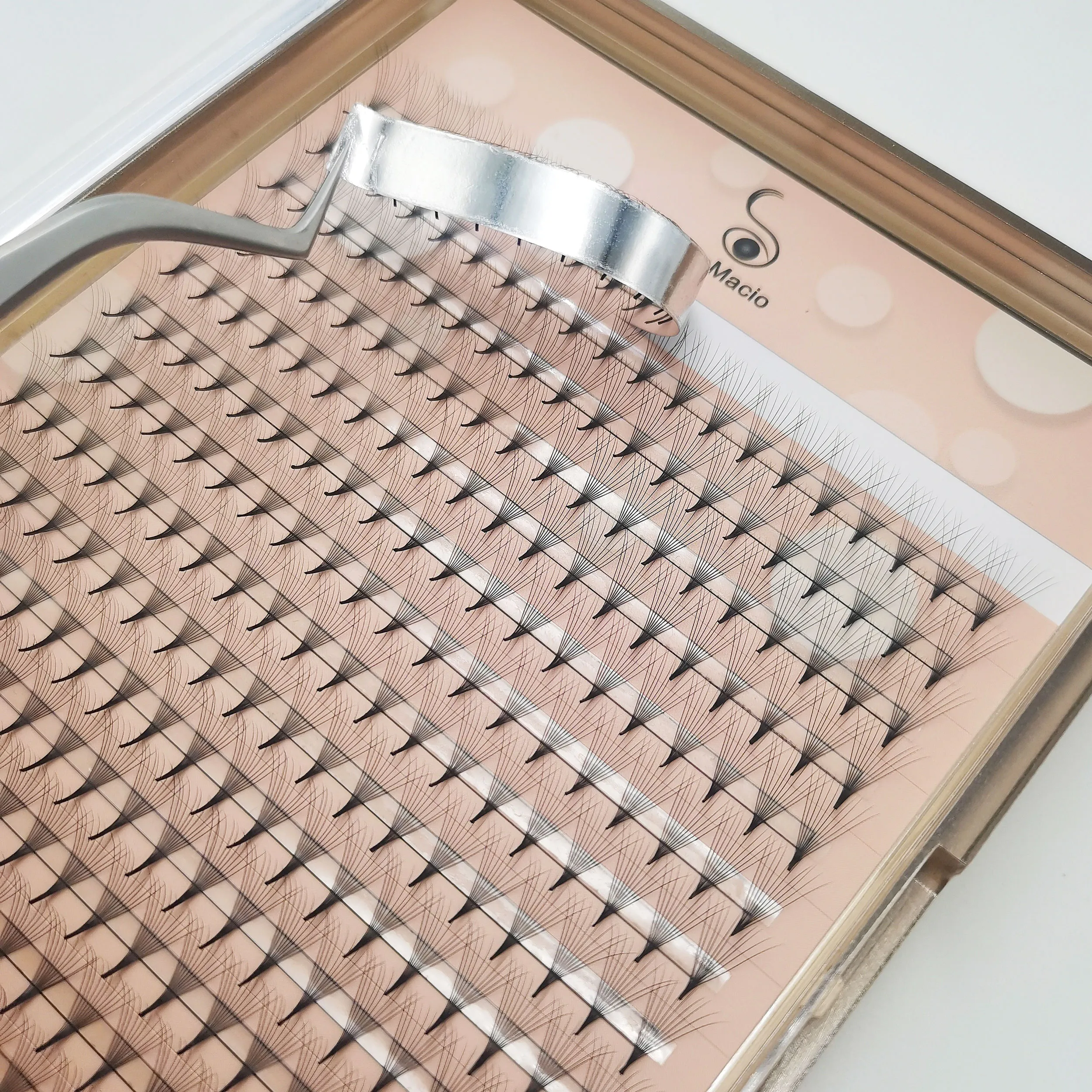 Eyelashes Full Volume 14D/20D Individual Lash Clusters - C/D Curl, Soft ...