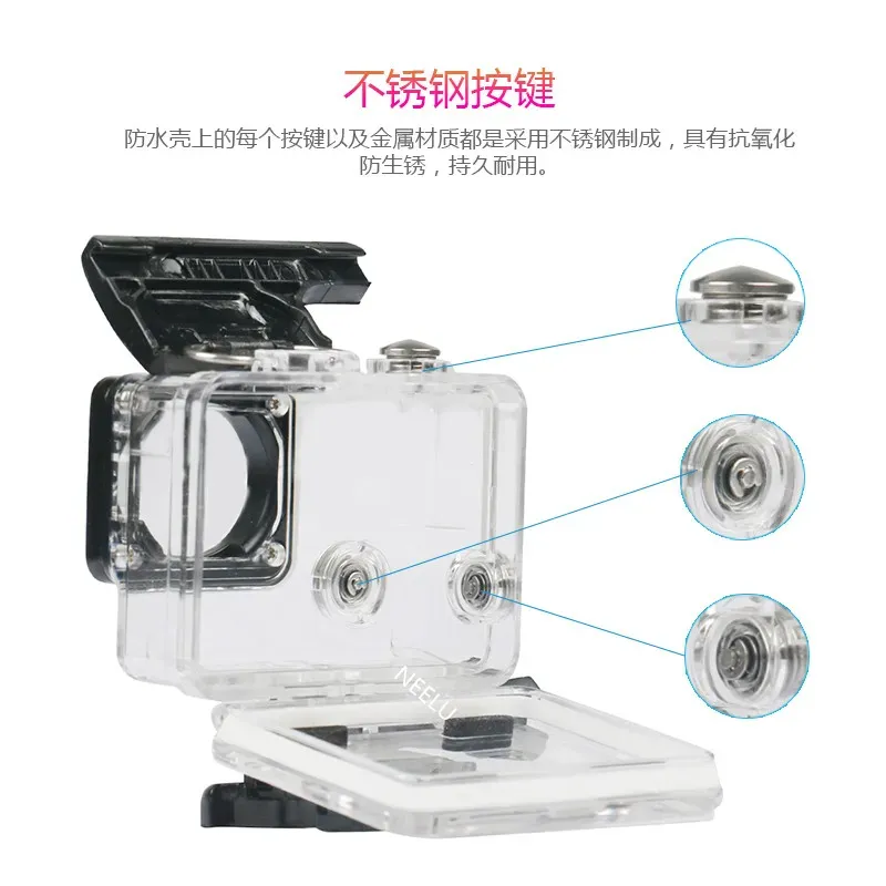 Go Pro Accessories Waterproof Housing Case for GoPro Hero 3+ and 4 ...