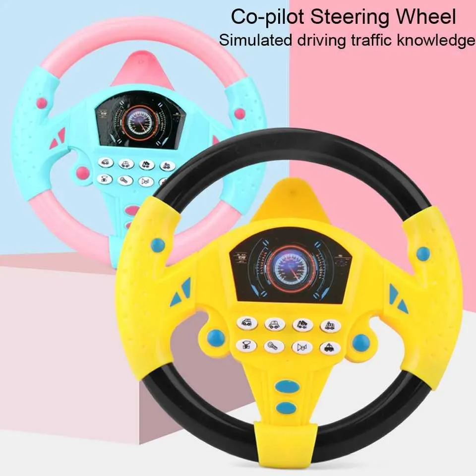 Interactive Co-Driver Steering Wheel Simulator - 360° Rotation, Voice ...