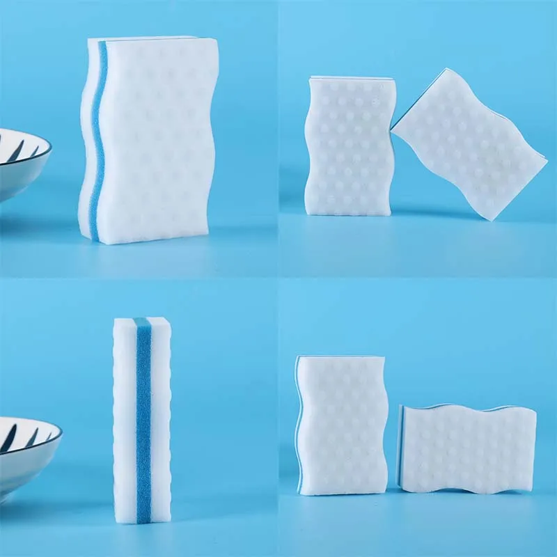 White Melamine Magic Eraser Sponges for Cleaning Walls, Floors, Kitchen ...