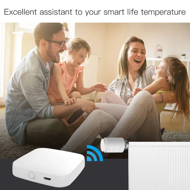 Smart Thermostat Compatible With Alexa, Programmable Radiator Valve ...