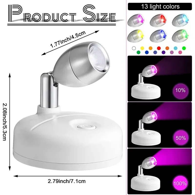 DHgate.com:6-Pack Smart LED Spotlights: Dimmable Multicolor Lighting ...