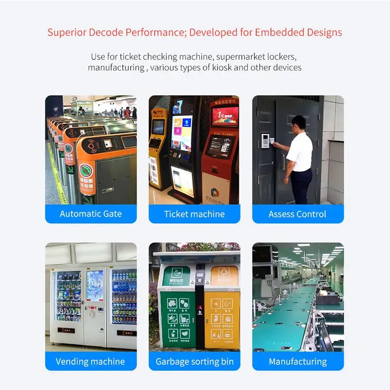 DHgate.com:YidaScan Ultra-Thin OEM Scanner for Kiosk Turnstile - 1D 2D QR Code Reader Barcode ...