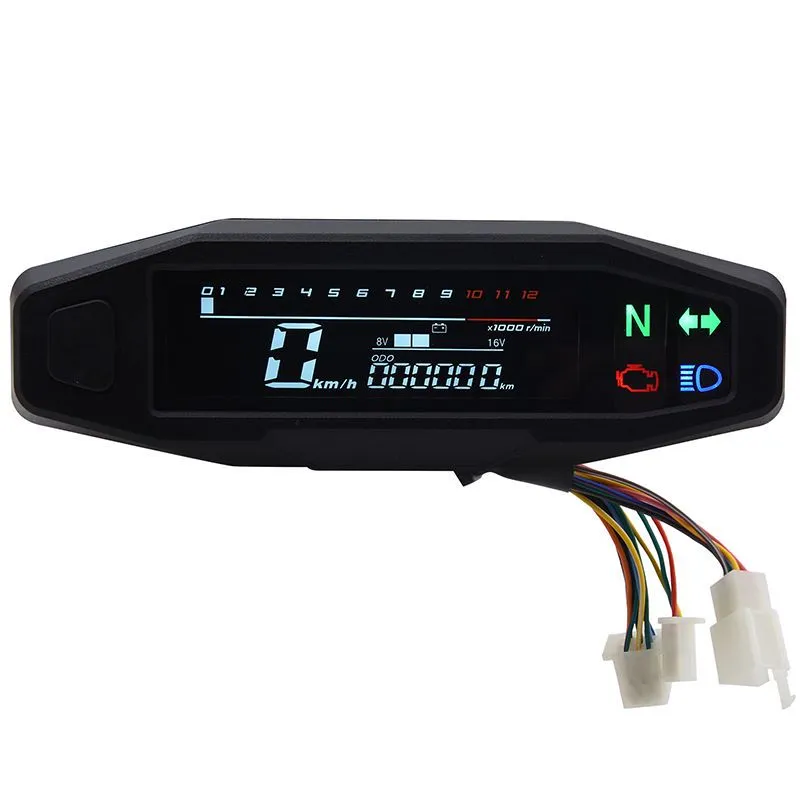 Universal Digital Motorcycle Speedometer Oil Gauge... From Ddmydec ...