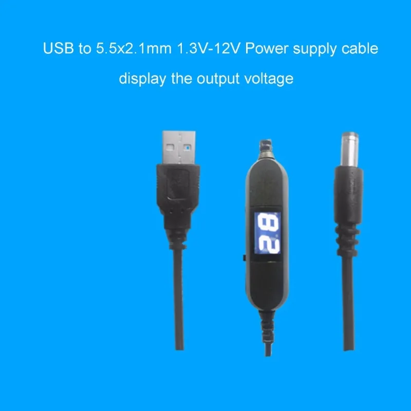 DHgate.com:Adjustable USB Type-C to DC Power Cable - 1.5V to 12V ...