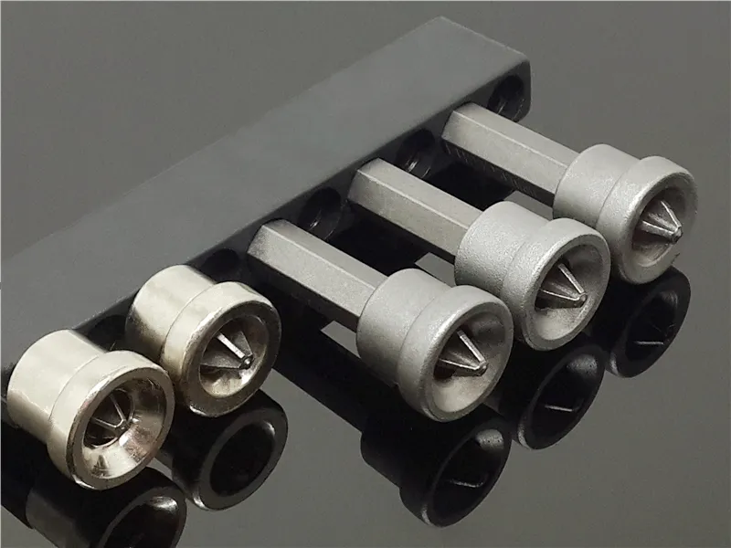 5-Piece Drywall Screwdriver Bit Set - Depth Stop, PH2 Hex Shank ...