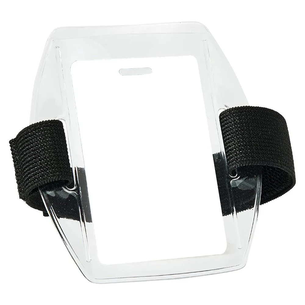 Adjustable Arm Badge Holders : Durable PVC Armband Card Holders - High ...