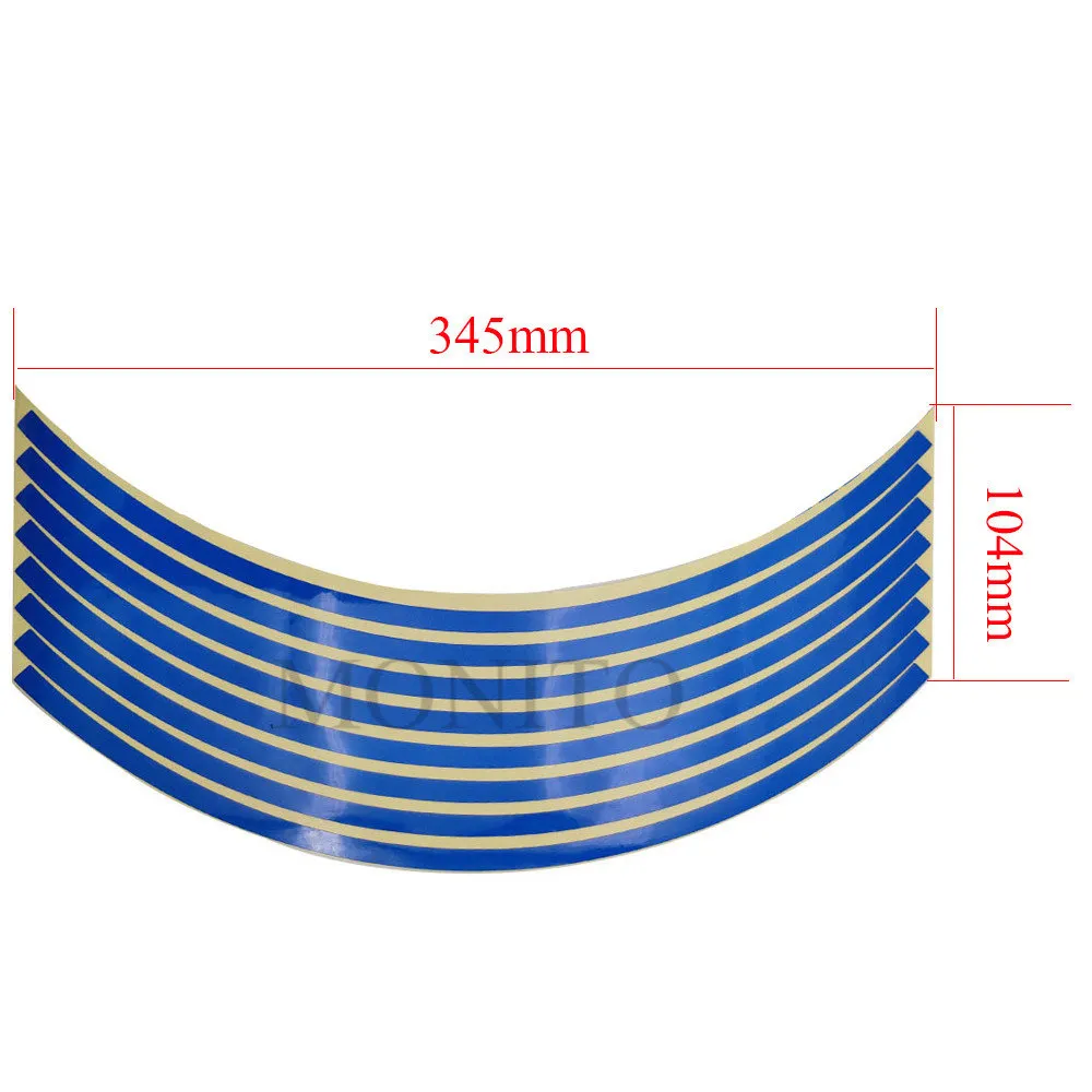 3D Reflective Motorcycle Wheel Stickers Rim Tape... From Ddmywonder ...