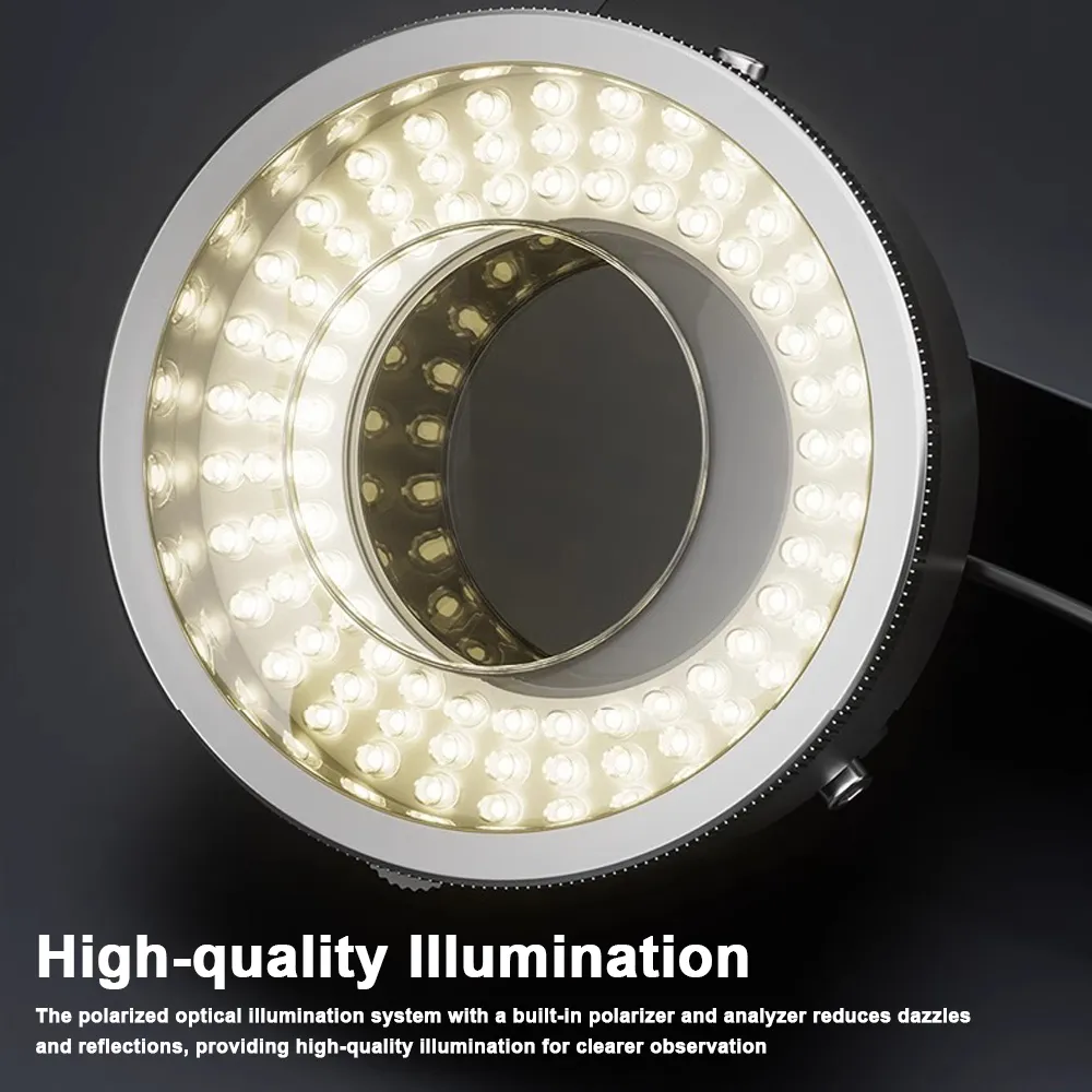 DHgate.com:iFixes 96 LED Polarized Optical Microscope Ring Light ...