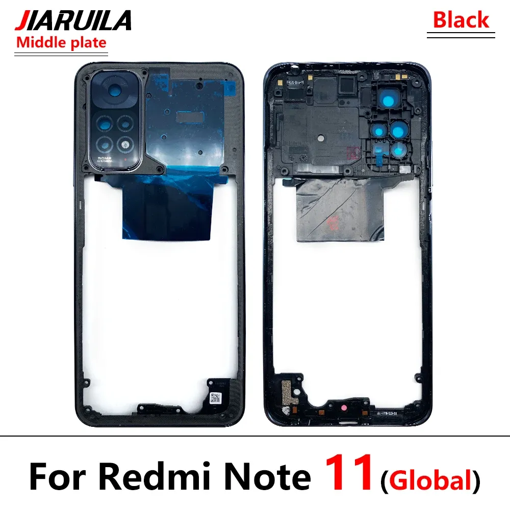 2024Upgraded Middle Frame Back Camera Glass Lens for Redmi Note 10 Pro ...
