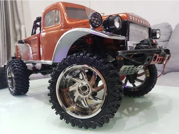RC Car Axial SCX10 3.2 Inch Beadlock Wheel Rim Set - 1/10 Scale RC ...