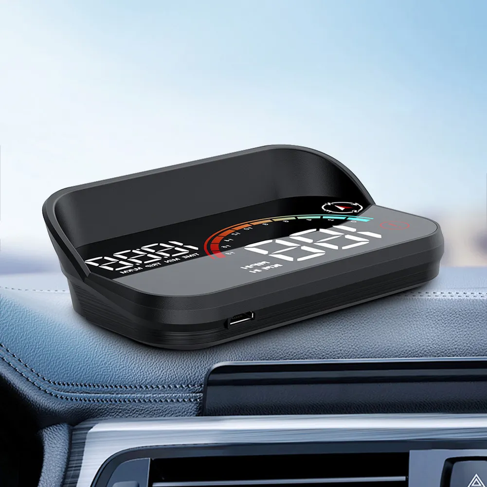 Advanced Car HUD Projector Speedometer with Overspeed Alarm, Universal ...