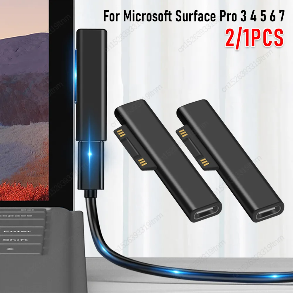 DHgate.com:Surface Pro 2024 USB-C Magnetic Charger - 15V 3A PD Fast ...